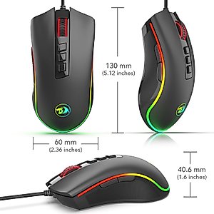 Redragon K617 Keyboard and M711 Mouse Bundle