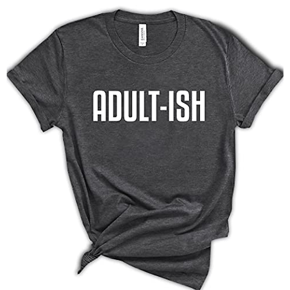 Adult-Ish T-Shirts Gift Ideas 18th Birthday Gifts for Girl and Boy Funny 18 Years Old T-Shirts Comfy Tees for Summer Funny 18th Age Shirt Funny Adult Shirts
