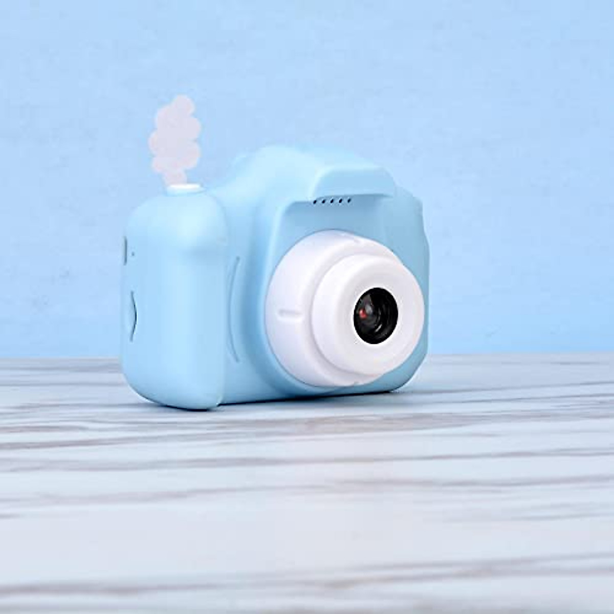 NC HD Children's Digital Camera Cartoon Camera Portable SLR Camera Toy Kids Birthday Gift HD (1300W Pixels) Blue