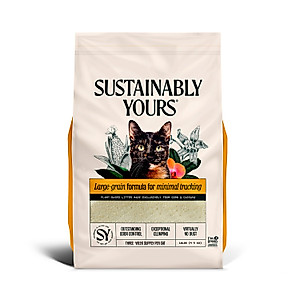 Sustainably Yours Cat Litter, Large-Grain Formula 10 lbs