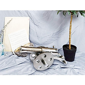 TIETHEKNOT New Super Mini Stainless Steel Handcrafted Napoleon Mini Cannon Model Rare Military Collection