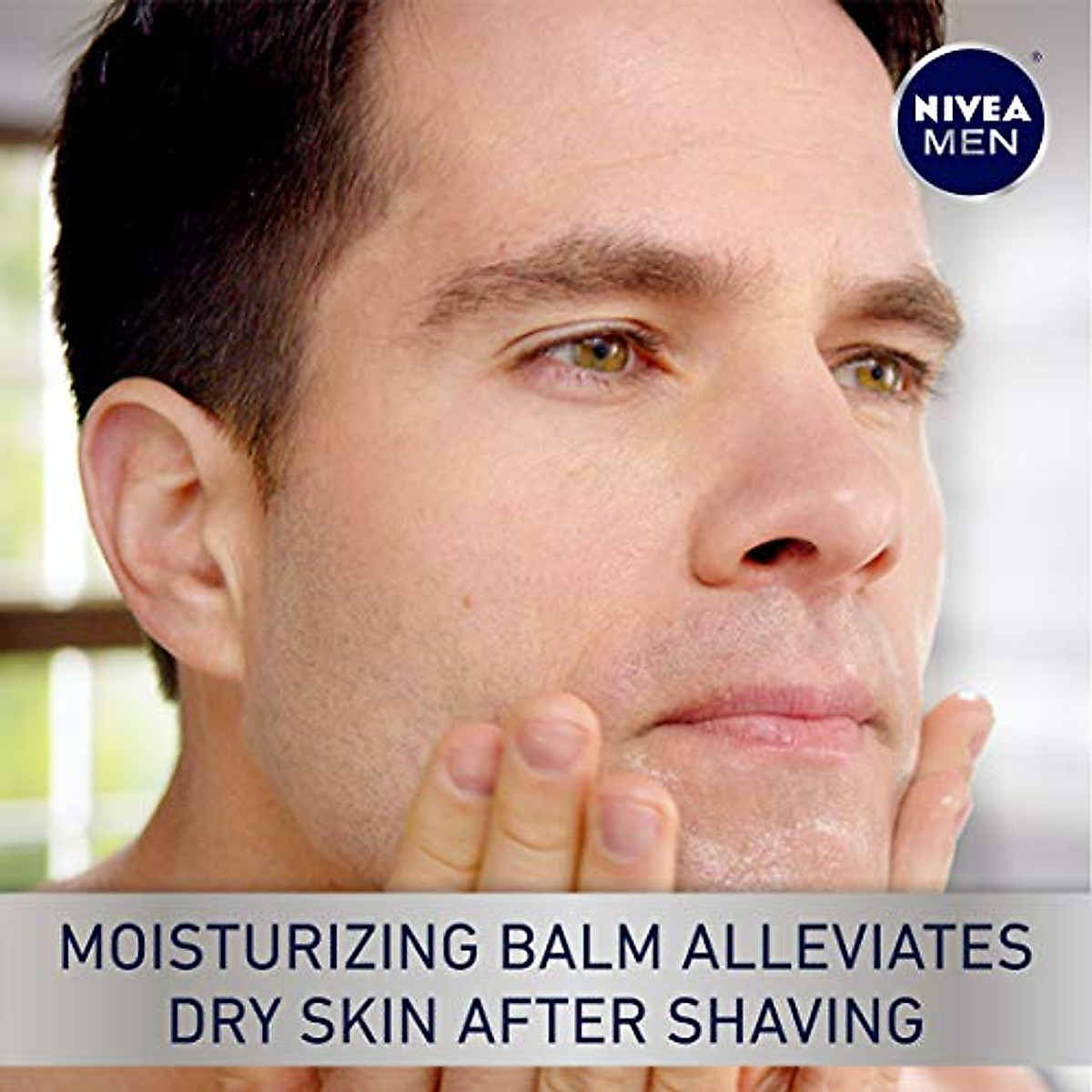 NIVEA FOR MEN Sensitive Post Shave Balm 3.30 oz (Pack of 4)