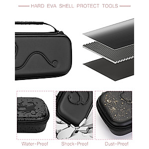 STUKCAZE Hard Stethoscope Case for 3M Littmann Classic III, Lightweight II S.E, MDF Acoustica Stethoscope, Stethoscopes Carrying Case with Mesh Bag for Nurse Accessories Gauze Penlights Cotton Swabs