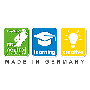 PlayMais BASIC My 1st Forest Animals starter craft kit for kids from 3 years I natural toy with 650 pieces I stimulates creativity & motor skills I gift for girls & boys I Made in Germany