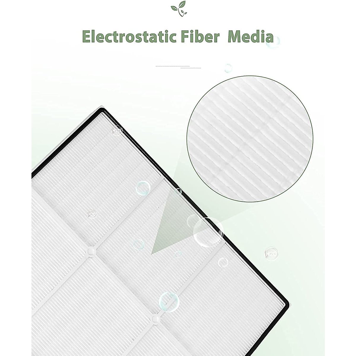 Future Way 510 Filter Replacement Compatible with Whirlpool Whispure AP510 and AP450 Air Purifier, with 4 Carbon Filters, Part# 1183054k