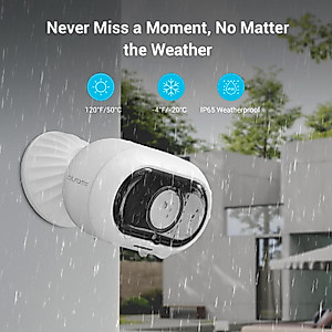 blurams Security Camera Outdoor, Cameras for Home Security Outside with Starlight Night Vision, Facial Recognition, Built-in Siren, 2.4GHz Wi-Fi, Compatible with Alexa& Google Assistant