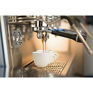 Stylusella 2.5 oz / 75 ml Pure White Ceramic Espresso Cups, Set of 2, Demitasse Espresso Mugs, SSE-114-16