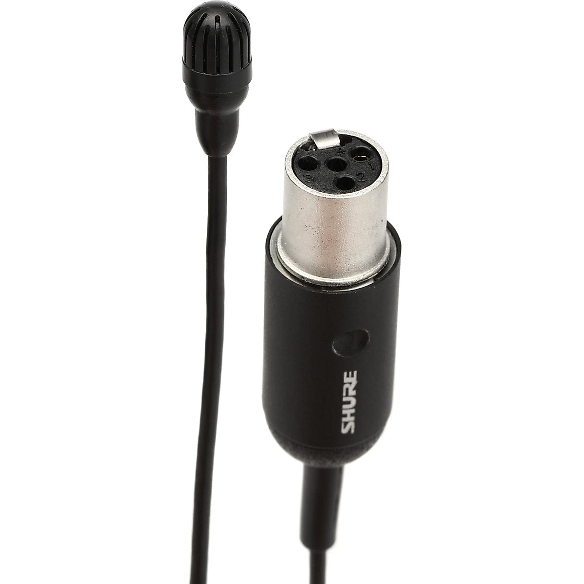 Shure TwinPlex TL47B O-MTQG-A Omnidirectional Lavalier Microphone with Accessory Kit, TA4F, Black