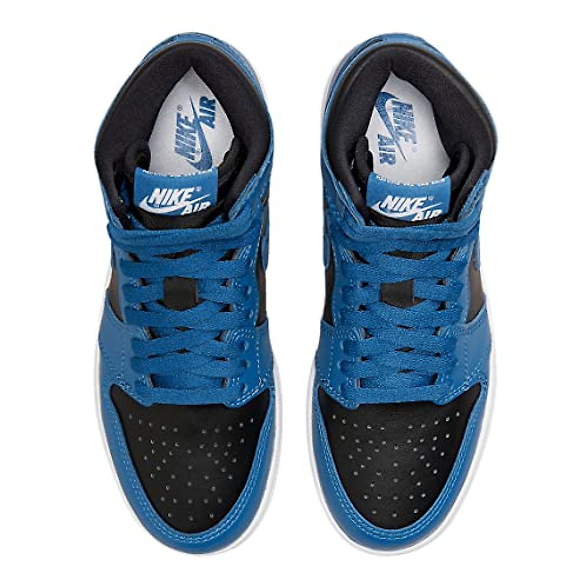 Jordan Youth Air 1 Retro High OG GS 575441 404 Dark Marina Blue - Size 5.5Y