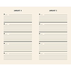 Canvas One Line a Day: A Five-Year Memory Book (Yearly Memory Journal and Diary, Natural Canvas Cover)