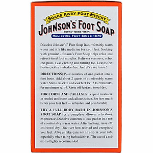 Johnson's Foot Soap Powder, 8 Packets