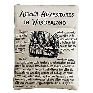 Alice's Adventures in Wonderland Book Sleeve - Book Cover for Hardcover and Paperback - Book Lover Gift - Notebooks and Pens Not Included
