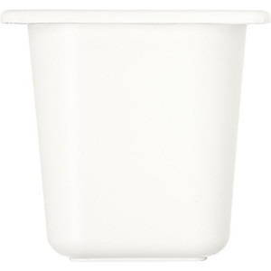 CFS CM110402 Coldmaster ABS Standard Sixth-Size Food Pan, 1.6 qt. Capacity, 6.84" x 6.25" x 5.91", White