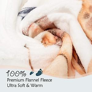 Baby Monthly Milestone Blanket Boy Safari Jungle Animals Personalized Growth Mat Super Soft Photo Blankets