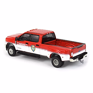 Truck 1/64 2019 Ford F-350 Dually Pickup Houston Fire Department Dually Drivers Series 11 46110-D
