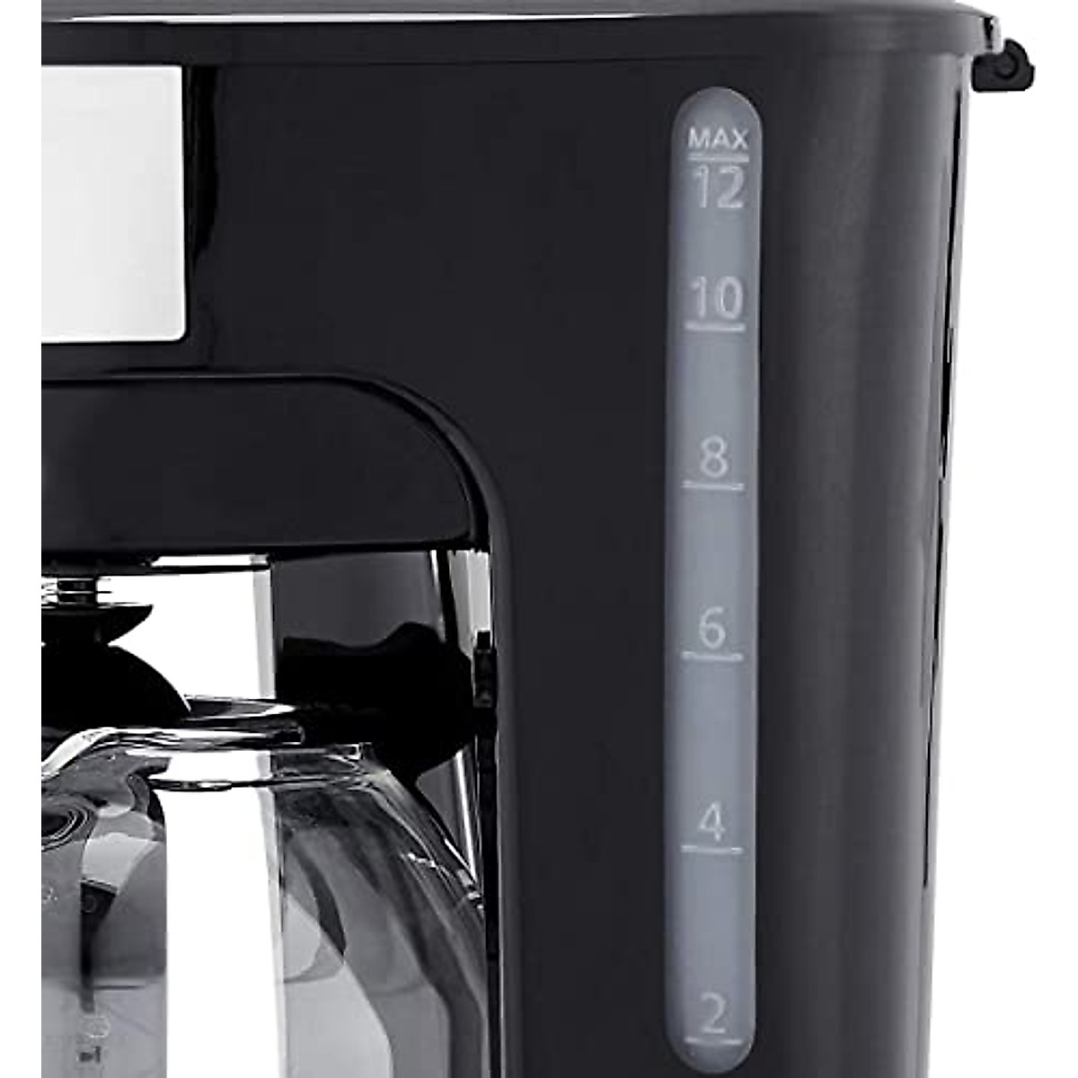 Nozaya 12-Cup Countertop Coffee Maker - for 8-10 People, Easy to Clean, Black