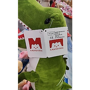 MorisMos Dinosaur Stuffed Animal with Babies,23.6'' Big T-Rex Mommy Stuffed Dinosaur with 3 Baby Dinosaur Plush Toys, 3 Dinos Eggs,Boy Girl Dinosaur Toys for Kid Birthday Christmas,Green T-rex Toys