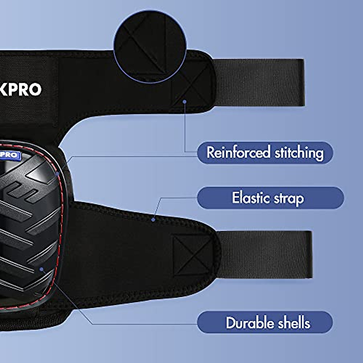 WORKPRO Laminate Floor Cutter With Work Knee Pads