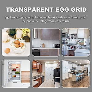 Hemoton 1pc Egg Rack Egg Tray for Refrigerator Wood Egg Tray Countertop Egg Dispenser Egg Dispenser for Refrigerator Decorative Tray Egg Stand Kitchen Supplies White Synthetic Wood Desktop