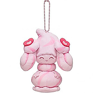 Pokemon Center Alcremie Mawhip A La Mode Strawberry Ruby 6 Inch Keychain Plush