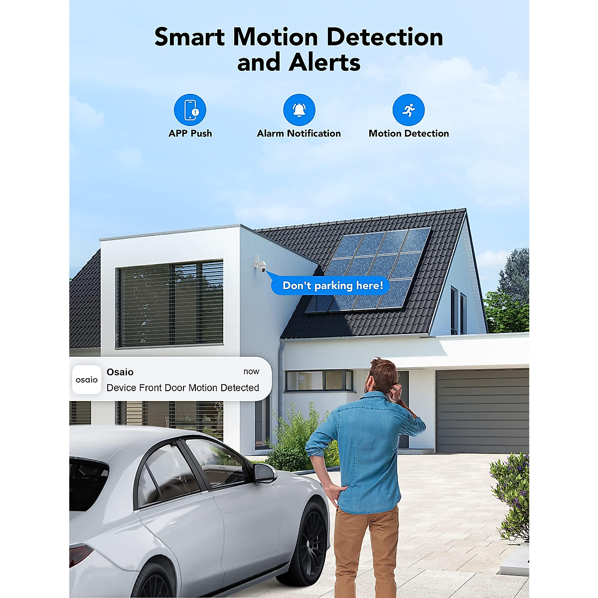 GNCC WiFi Security Camera Outdoor 2K 360° Home Security Camera Surveillance Camera Wired with Auto Tracking, Color Night Vision, SD & Cloud Storage, 2-Way Talk, Waterproof (2.4Ghz, K1Pro)