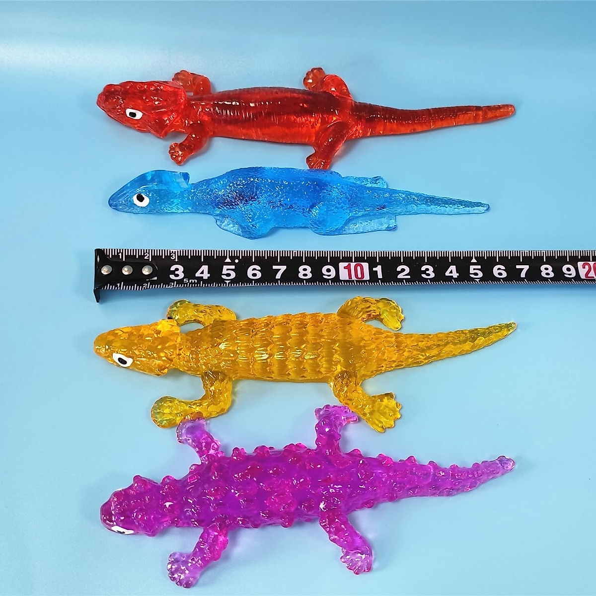 5Pack Super Stretch Sticky Dinosaur Mochi Squishy Toys,Soft Stress Relief Fidget Toys, Goodie Bag Stuffers,Classroom Prizes,Birthday,Party Favors(5 Colors,Style Random)