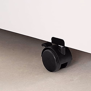 South Shore Crea Craft Table on Wheels with Sliding Shelf, Storage Drawers and Scratchproof Surface, Pure White