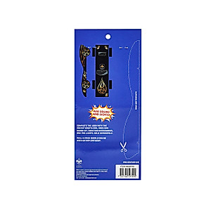 BSA Pinewood Derby Car Peel N' Stick Decal Sticker - Gold Flames Boy Scouts of America