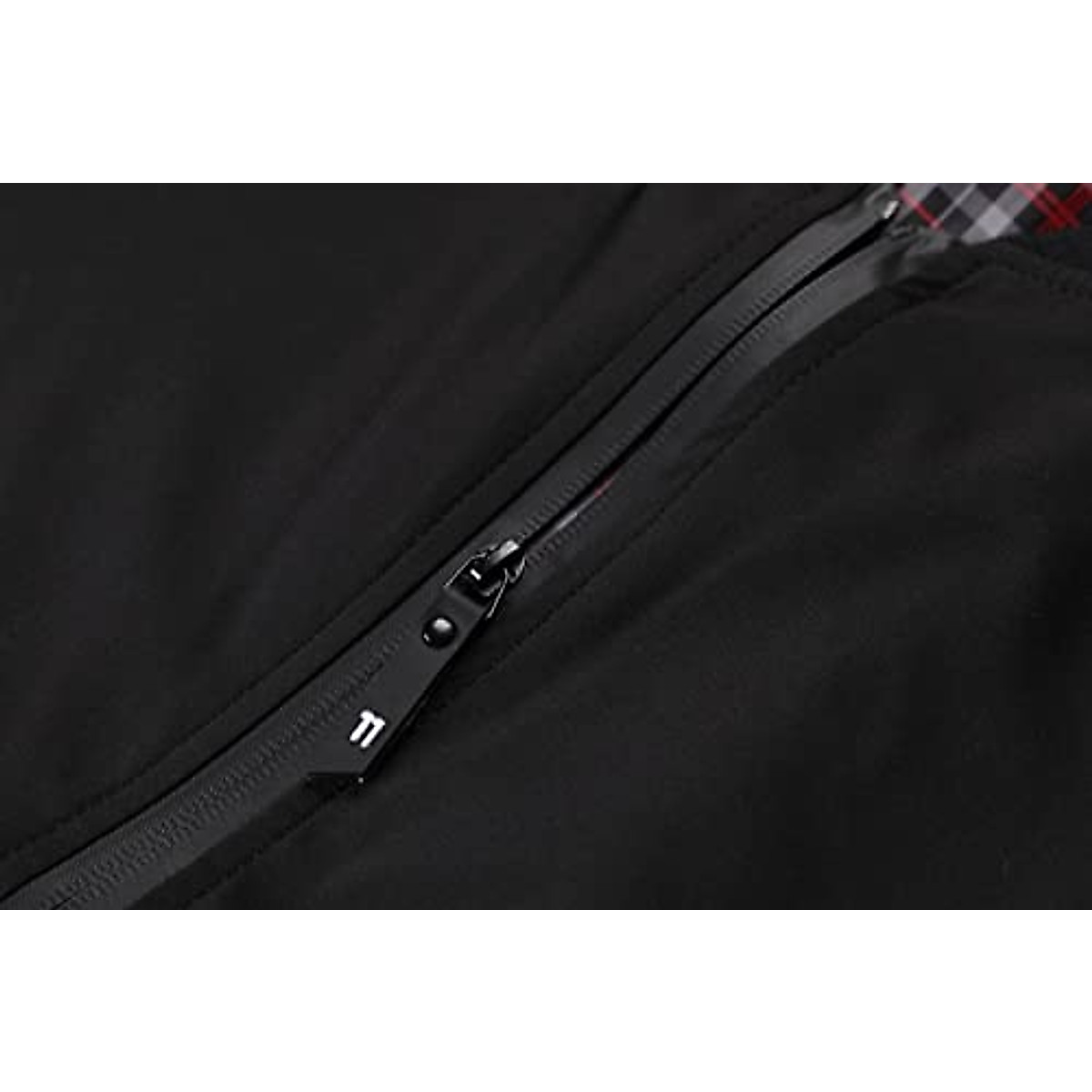 Lentta Men's Slim Fit Lightweight Softshell Bomber Jacket Coat Fall Jackets For Men (Large, Black 001)