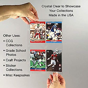 EnvyPak Platinum Series 4 Pocket Trading Card Page for Mini Binders - Pack of 20 Pages