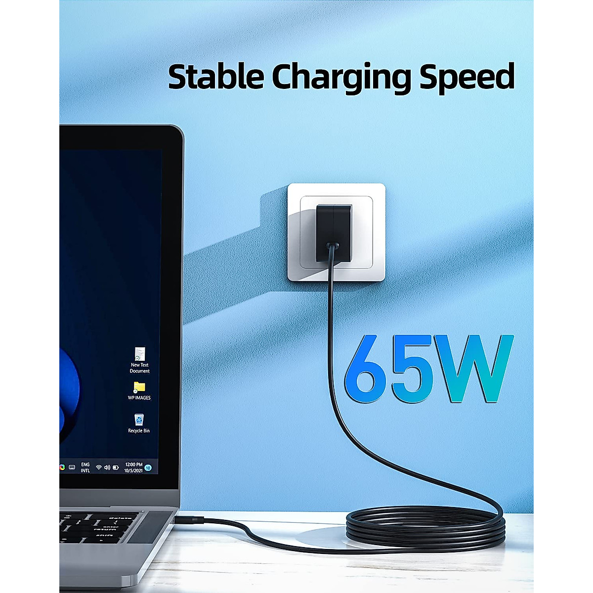 Mini 65W 45W USB-C Fast Charger Fit for HP Elitebook Spectre x360 Dragonfly Elite x2 G4 G8 Chromebook 11A 11 G8 EE 11A 11 G6 EE 11 G7 EE 14 14A G5 14 G6 G7 11MK G9 EE Laptop Power Supply AC Adapter
