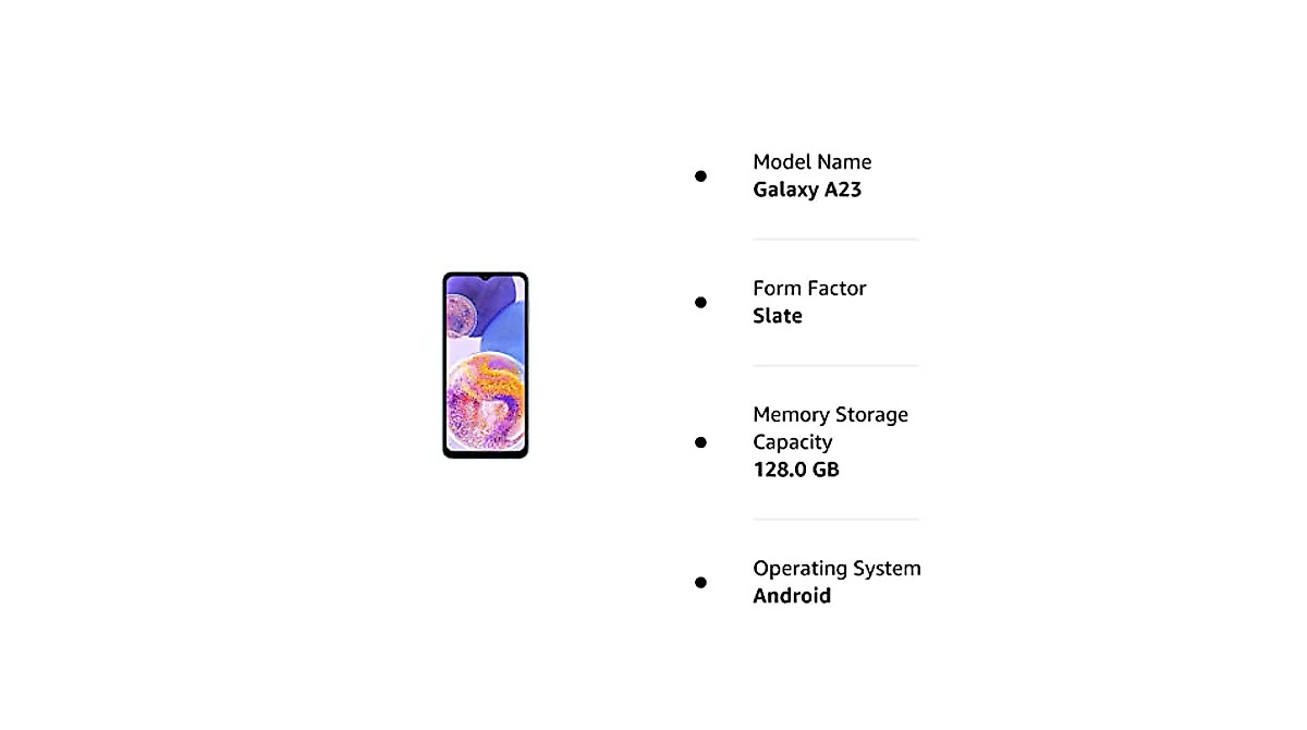 SAMSUNG Galaxy A23 A235M 128GB Dual SIM GSM Unlocked Android Smartphone ...