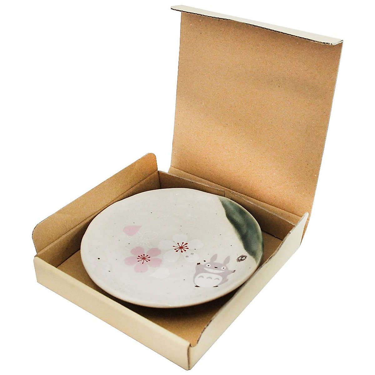 Studio Ghibli - My Neighbor Totoro - Sakura/Cherry Blossom, Skater Traditional Japanese Porcelain Dish Series - Small Plate
