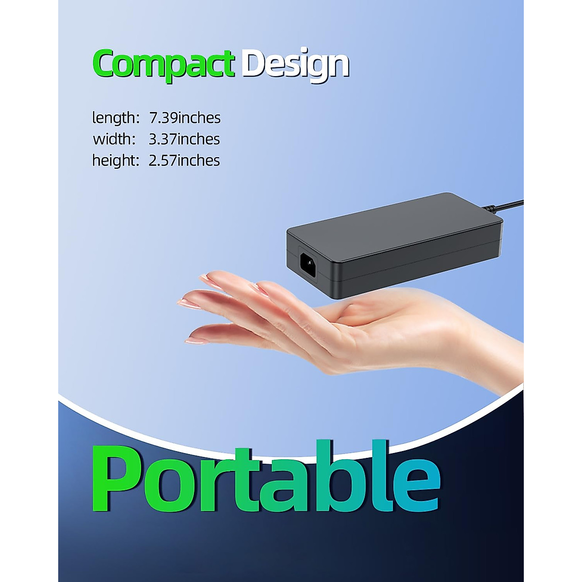 300W AC Charger Fit for Lenovo Legion 5 7 Pro 5-15 5-16 5-17, Yoga AIO 7 9, ThinkStation P3 P360 Ultra Workstation, 5A10W86289 5A10W86290 ADL300SLC3A SA10R16957 ADL300SDC3A SA10R16956 Laptop