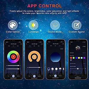 Galaxy Projector Star Night Light Projector,with Smart APP/Remote Control,Voice Control/Timer,Bluetooth Music Speaker,Starry Light Projector for Baby Kids Adults Bedroom Decoration/Home Theater/Party