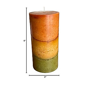 Wicks N More Autumn Leaves Scented Candle (3x6 Pillar)