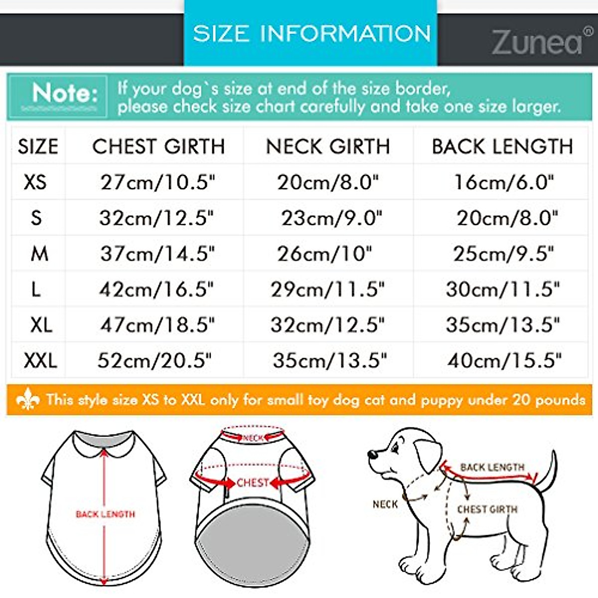 Zunea Dog Pajamas for Small Dogs Girl Boy Soft Cotton Puppy Clothes Jumpsuit Sleeping Wear Rompers Striped Printed Bodysuit Pyjamas Pet Overalls Outfits Apparel for Chihuahua Doggie Cat Blue M