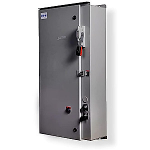 Eaton ECN5412AAC Freedom Standard Width Industrial Pump Panel with Disconnect Switch, NEMA 3R Enclosure Rainproof Painted Steel, 30 Amps/600V Class R Fuse