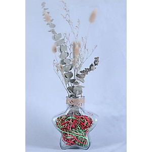 Sansam Crinkle Cut Paper Shred Filler, 1.1 LB Christmas Tone Conffetti Hamper Filling Paper for Basket and Gift Box Filling, Gift Wrapping,Packaging, Shipping, Moving, Cushioning