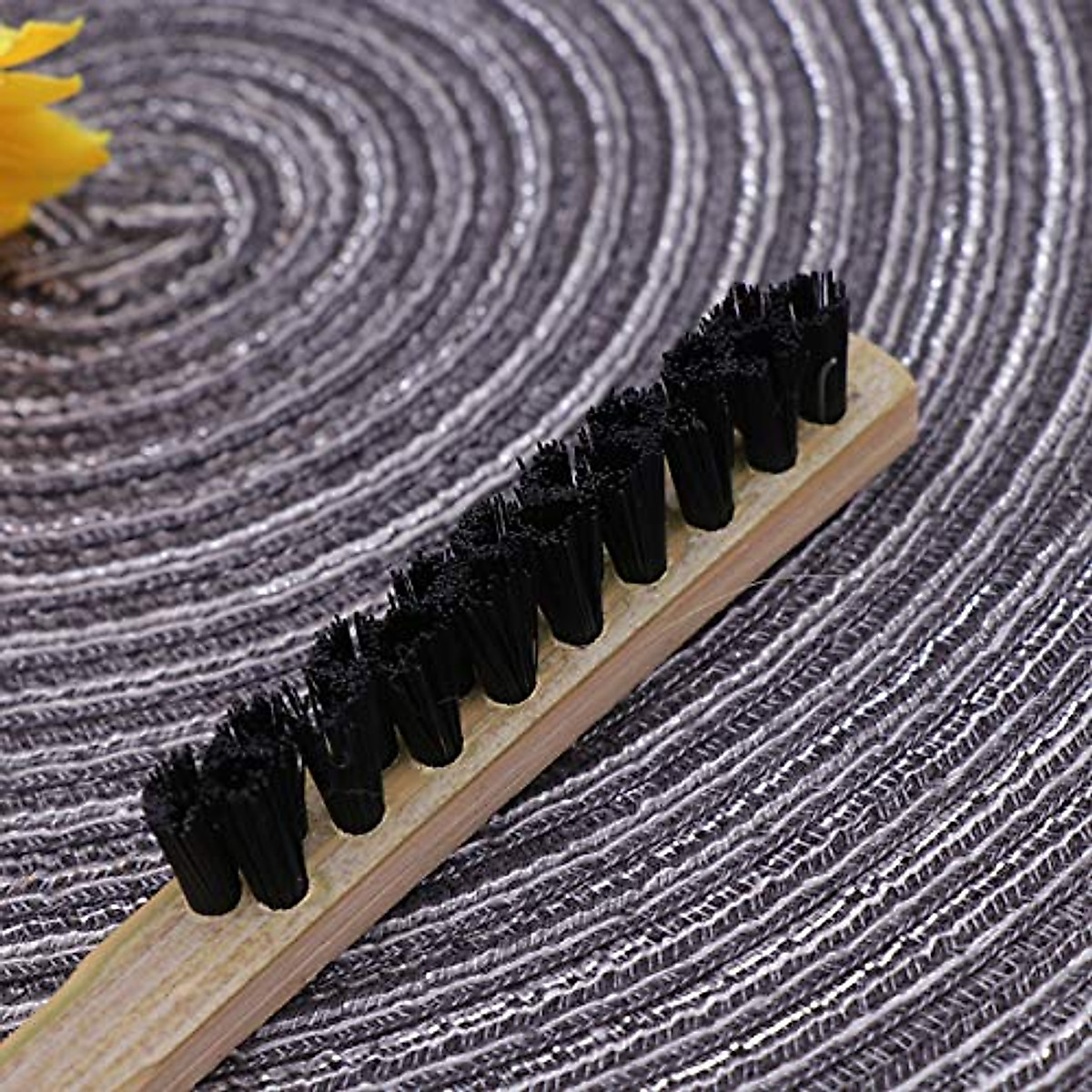 TEHAUX 3pcs Bird Cage Cleaning Brush, Wooden Long Handle Parakeet Cage Cleaner Bird Cleaning Supplies （ Random Color ）