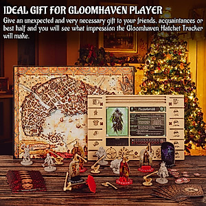 Hatchet Favorite Marker Wooden Tokens Set of 18 Upgraded Accessories for Gloomhaven Jaws of the Lion