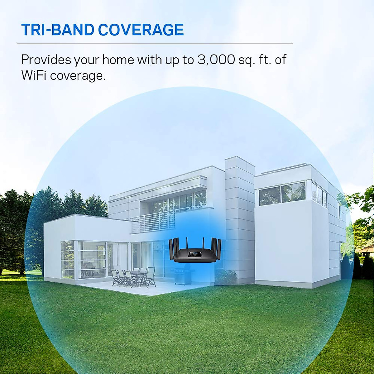 Linksys EA9500 Max-Stream AC5400 MU-MIMO Gigabit Router (Renewed)