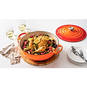 Le Creuset Enameled Cast Iron Signature Chef's Oven, 7.5 qt., Deep Teal