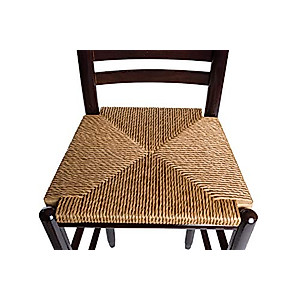 Dixie Seating Asheville Wood Ladderback Dining Chair No. 7W Walnut