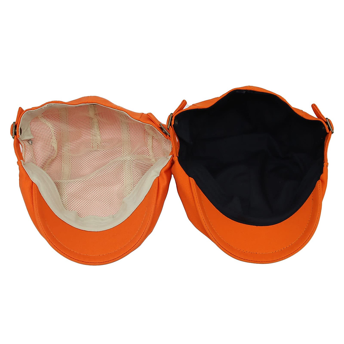 Newsboy Hat Original Clean Up Adjustable Style Ivy Hat MAAD0894 (Orange)