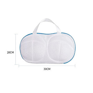 HCZION Women's Bra Laundry Bag, Household Washing Machine, Inner Mesh Bag, Hand in Hand to Carry Bra Protective Washing Bag (Grey)