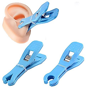 10 Pcs Body Piercing Clamps, Disposable Piercing Needle Clamps Slot Forceps Clamp Clip Hemostatic Forceps Ear Nose Lip Navel Piercing Supplies