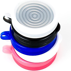 Smarter-Seal, 8-Pack, Multi-Color, Reusable, BPA Free, Pop or Beverage Can Lids, Covers, Protectors, Toppers For Soda, Seltzer, Beer, Energy Drinks. Keep Carbonated Beverages More Bubbly and Fizzy