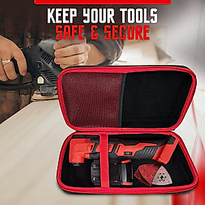 Jayour Hard Storage Travel Case for Milwaukee 2626-20 M18 Multi-Tool | Hard Carry Case for Milwaukee M18 Cordless Oscillating Tool | Waterproof, Anti-Scratch, and Shockproof Case - Case Only