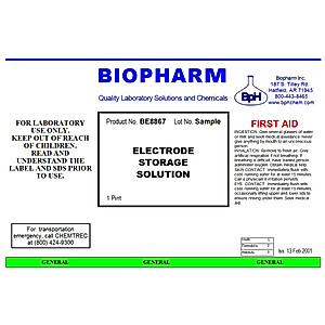 pH Buffer Calibration Kit 2-Pack: pH 7.00 Buffer and Electrode Storage Solution — 500 ml (1.06 Pint) Each — NIST Traceable Reference Standard for All pH Meters